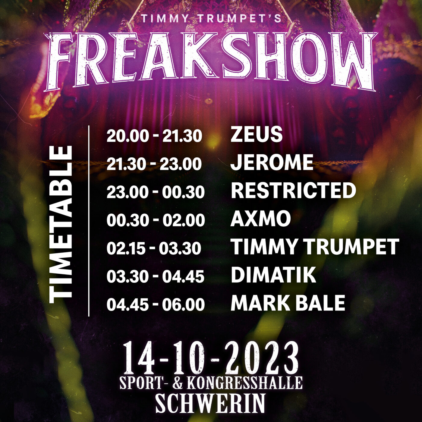 DJ Superstar Timmy Trumpet aus Down Under bringt seine FREAK SHOW nach ...