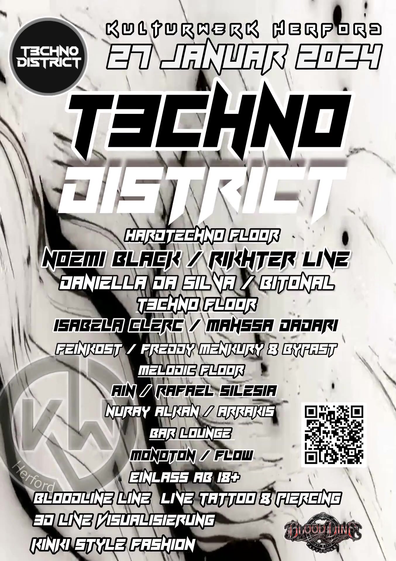 Neues Techno Event in OWL - T3chno District am 27.01.24 in Herford ...