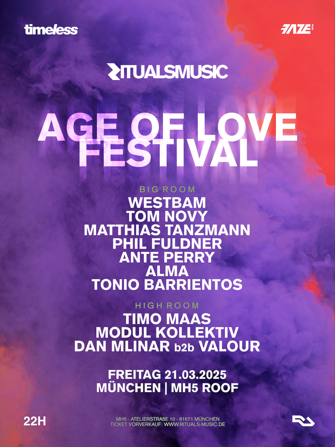 Tom Novy feiert mit dem Age Of Love Festival 2025 in München seinen ...